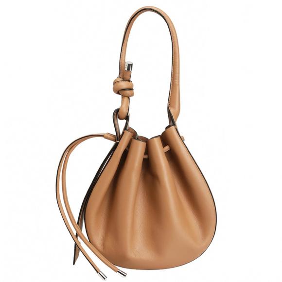 Behno | Bags | New Behno Womens Ina Medium Pebble Bag In Almond | Poshmark